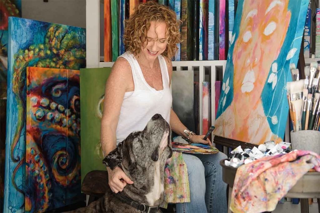 Meet Sian Pampellone - The Story of An Artist And Her Dog